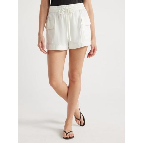 Free Assembly | Shorts | Nwt Free Assembly Linen Blend Utility Pullon ...